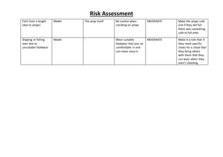 Risk assessment | DOCX