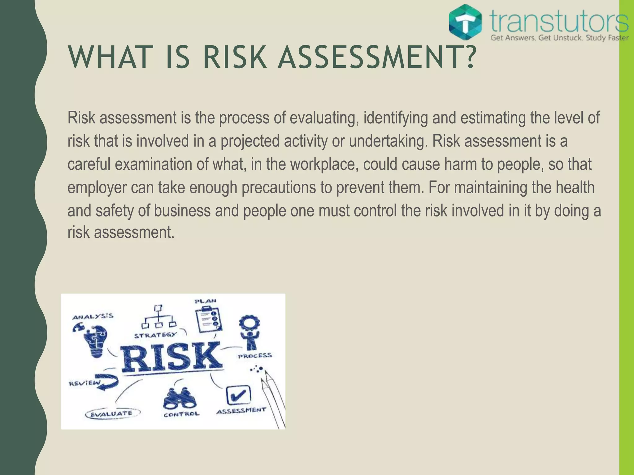 Risk Assessment | Finance | PPTX
