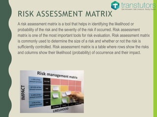 Risk Assessment | Finance | PPTX