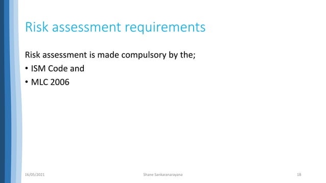 Risk assessment for junior officers onboard merchant ships | PDF