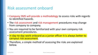 Risk assessment for junior officers onboard merchant ships | PDF
