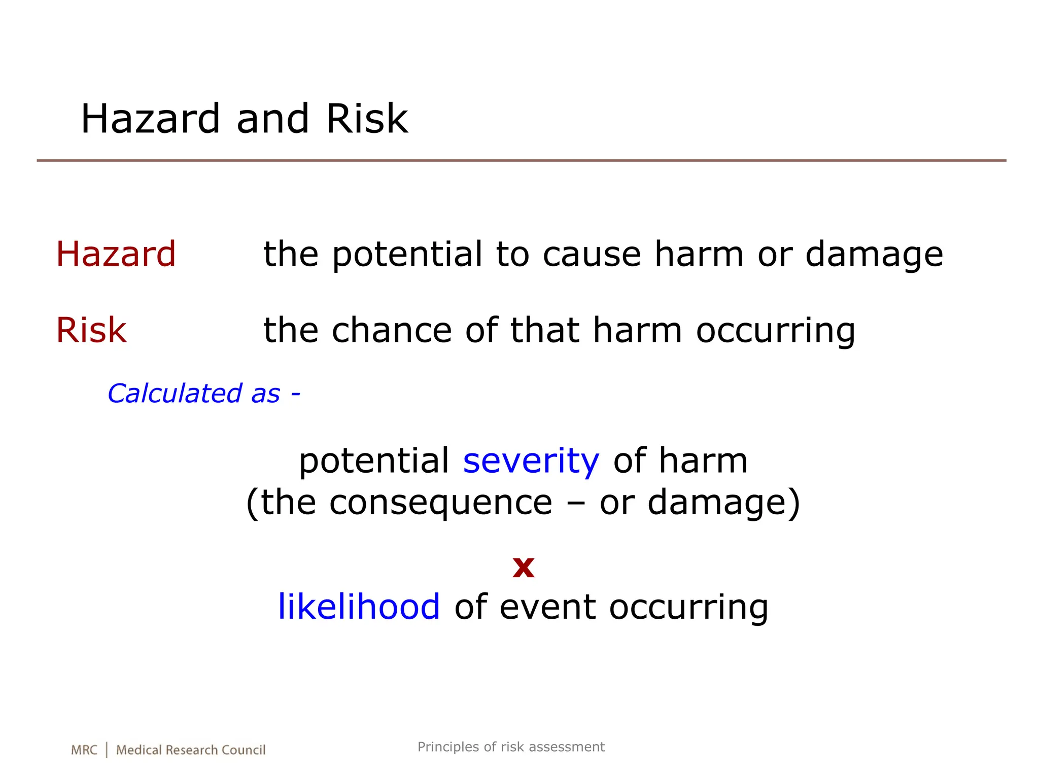 Risk Assessment According to NEBOSH RRC IGC .ppt