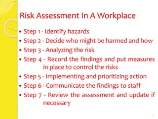 Risk assessment | PPTX | Medical Health