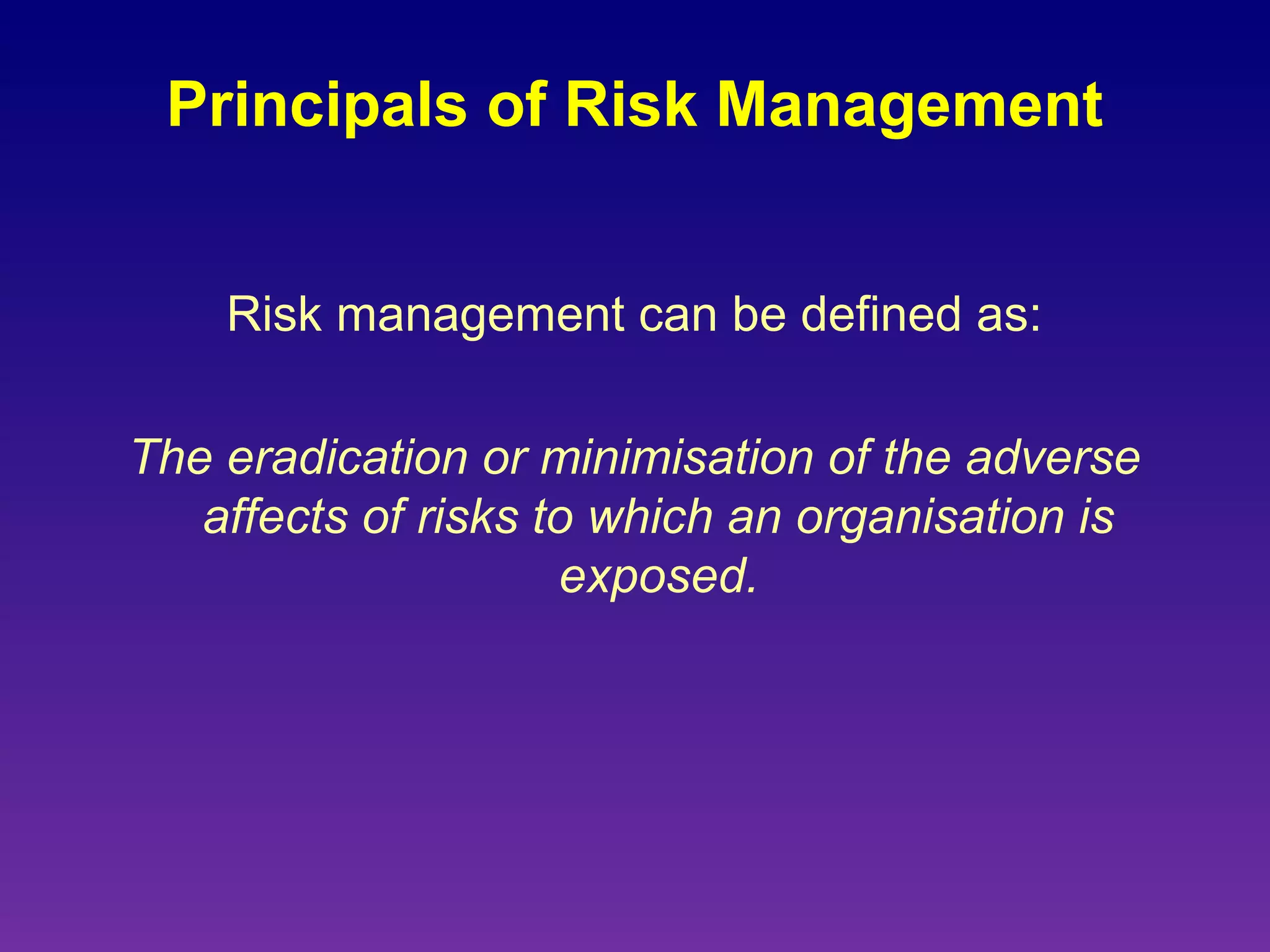 Risk assessment and management | PPT