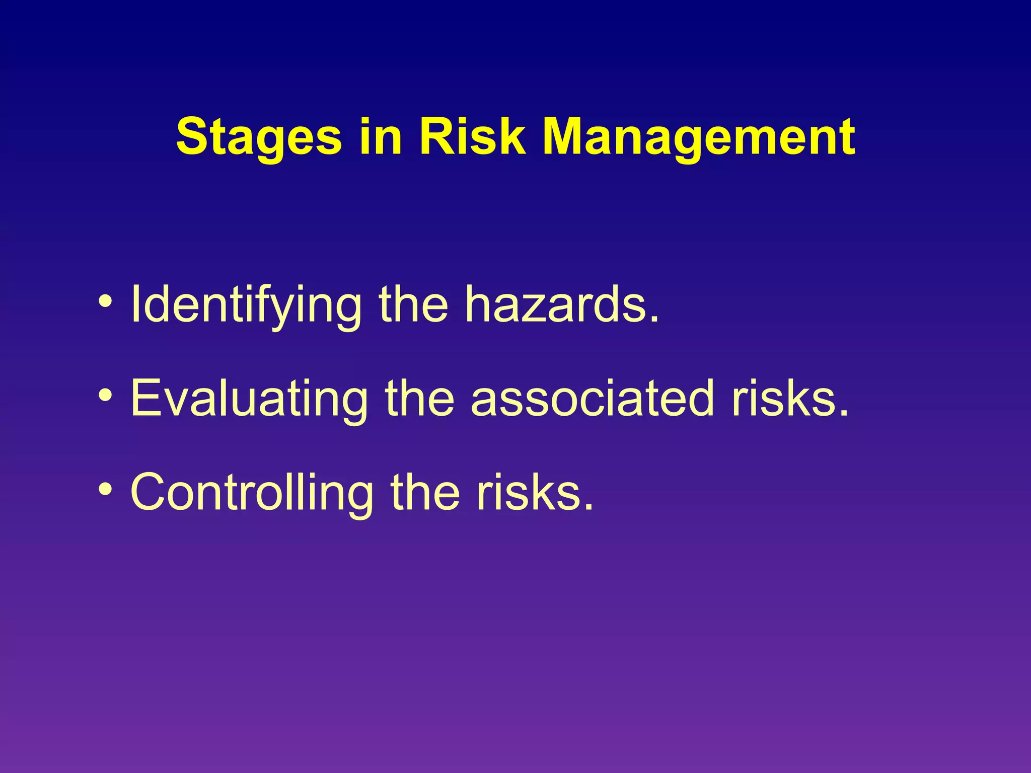 Risk assessment and management | PPT