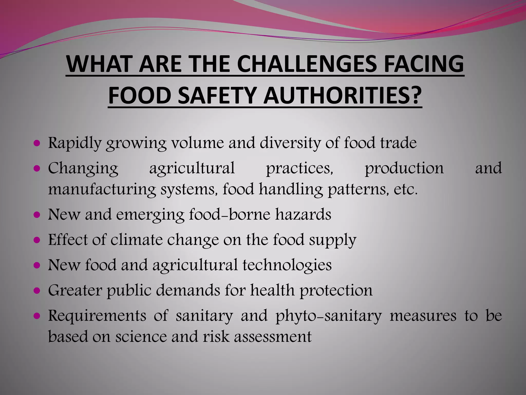 Risk assessment and management during food preparation | PPTX