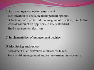 Risk assessment and management during food preparation | PPTX