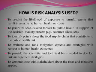 Risk assessment and management during food preparation | PPTX