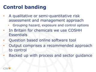 Risk assessment and management in britain | PPT
