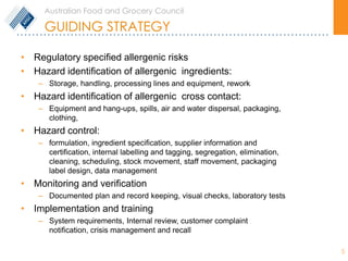 Risk Assessment and Management Strategies for Food Allergens | PDF