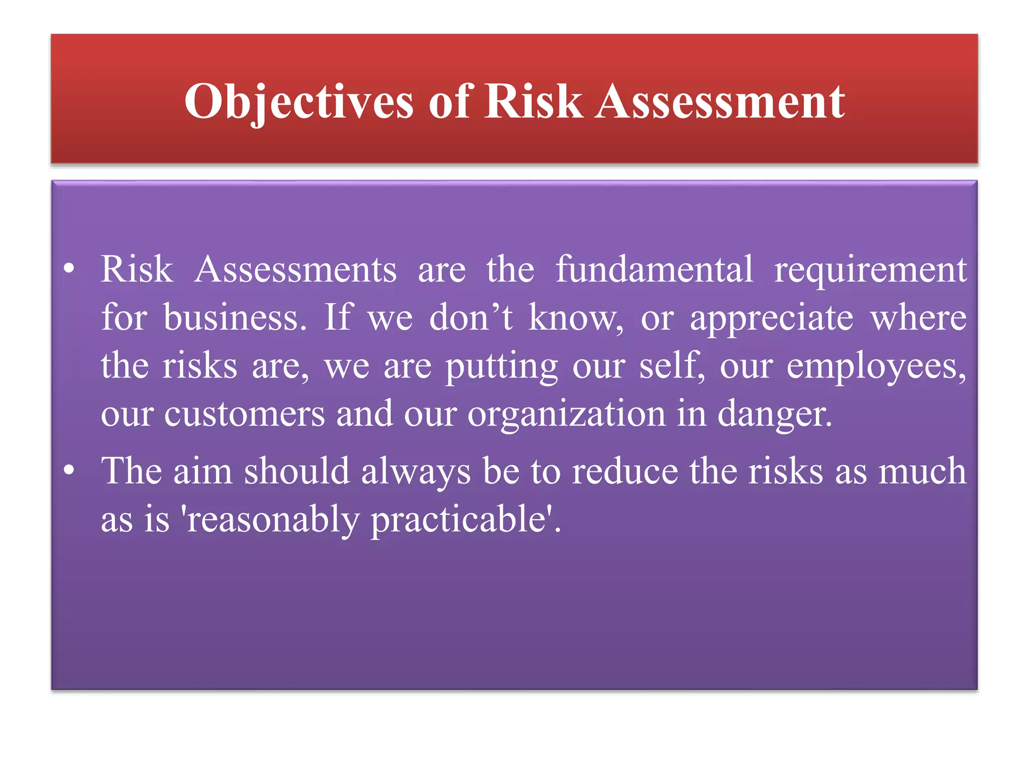 Risk assessment at workplace | PPTX