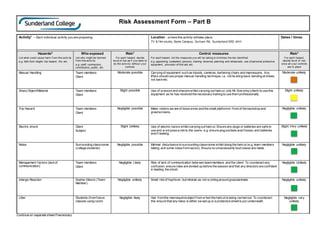Risk assessment | DOCX