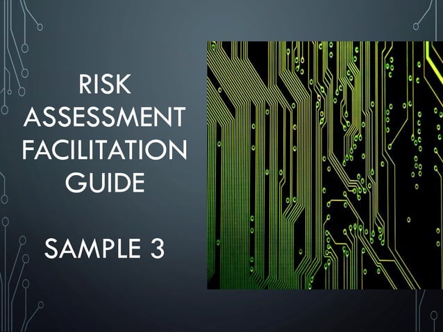 Risk assessment facilitation guide | PPT