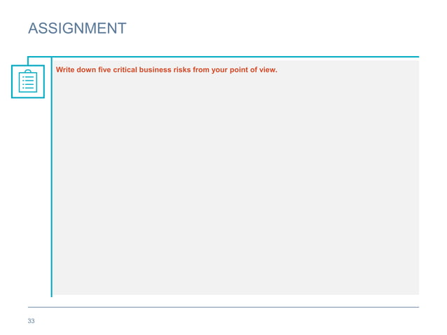 Risk assessment facilitation guide | PPT
