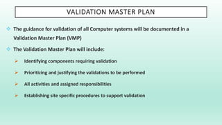 Risk assessment for computer system validation | PPTX