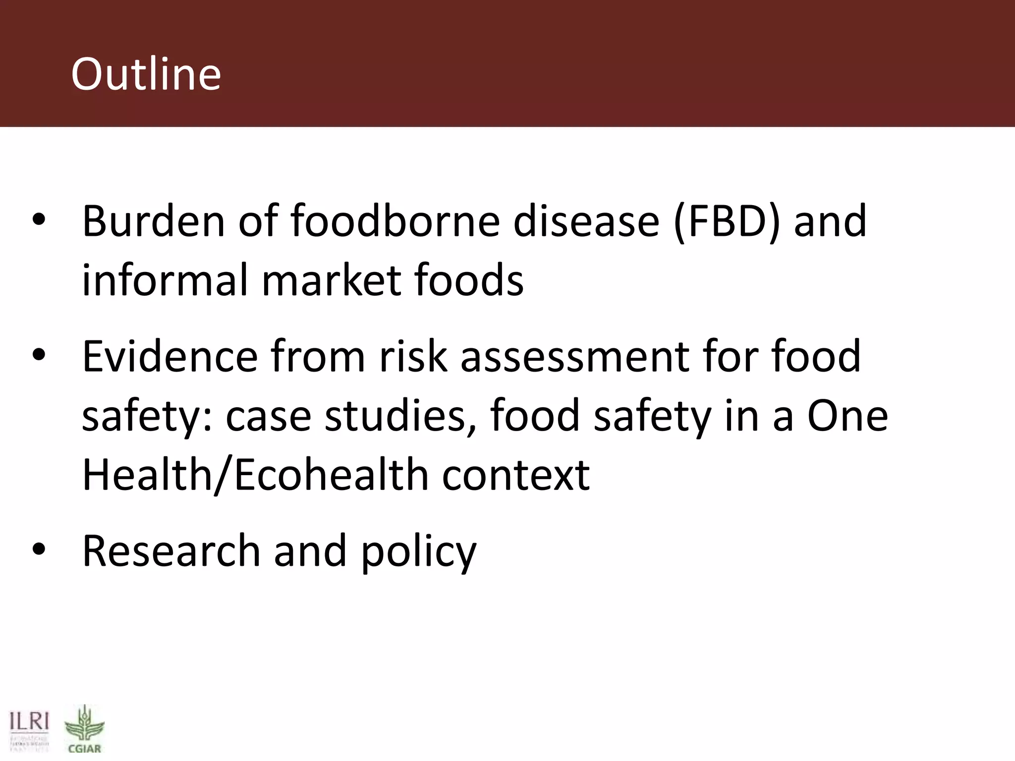 Risk assessment for food safety | PPTX