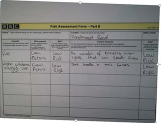Risk Assessment Forms | PDF