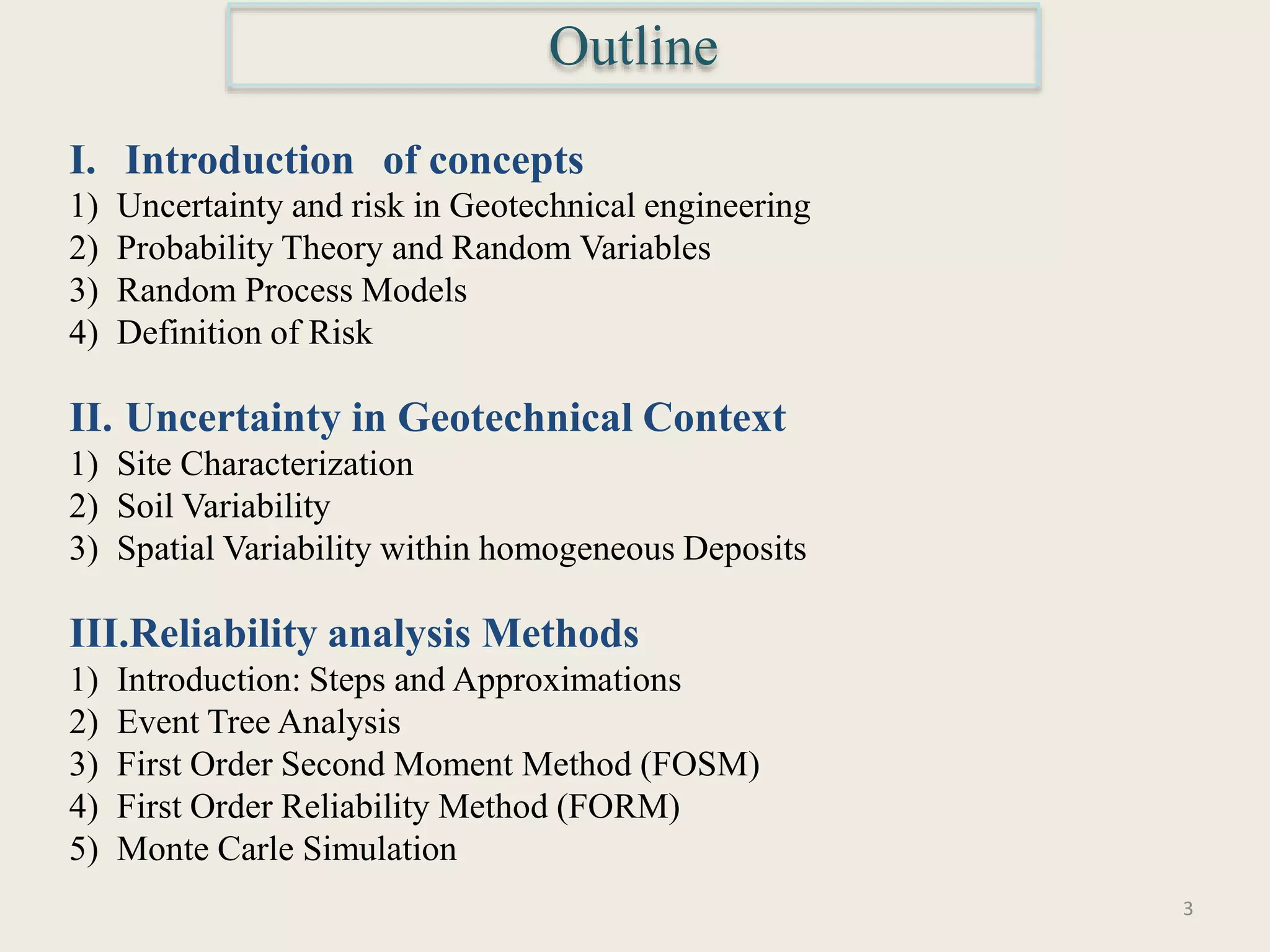 Risk Assessment in Geotechnical Engineering | PPTX