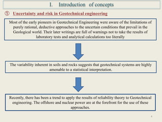 Risk Assessment in Geotechnical Engineering | PPTX