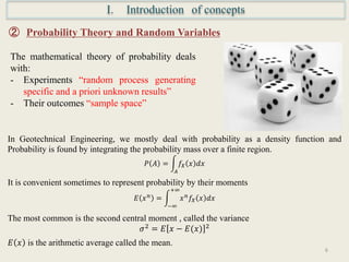 Risk Assessment in Geotechnical Engineering | PPTX