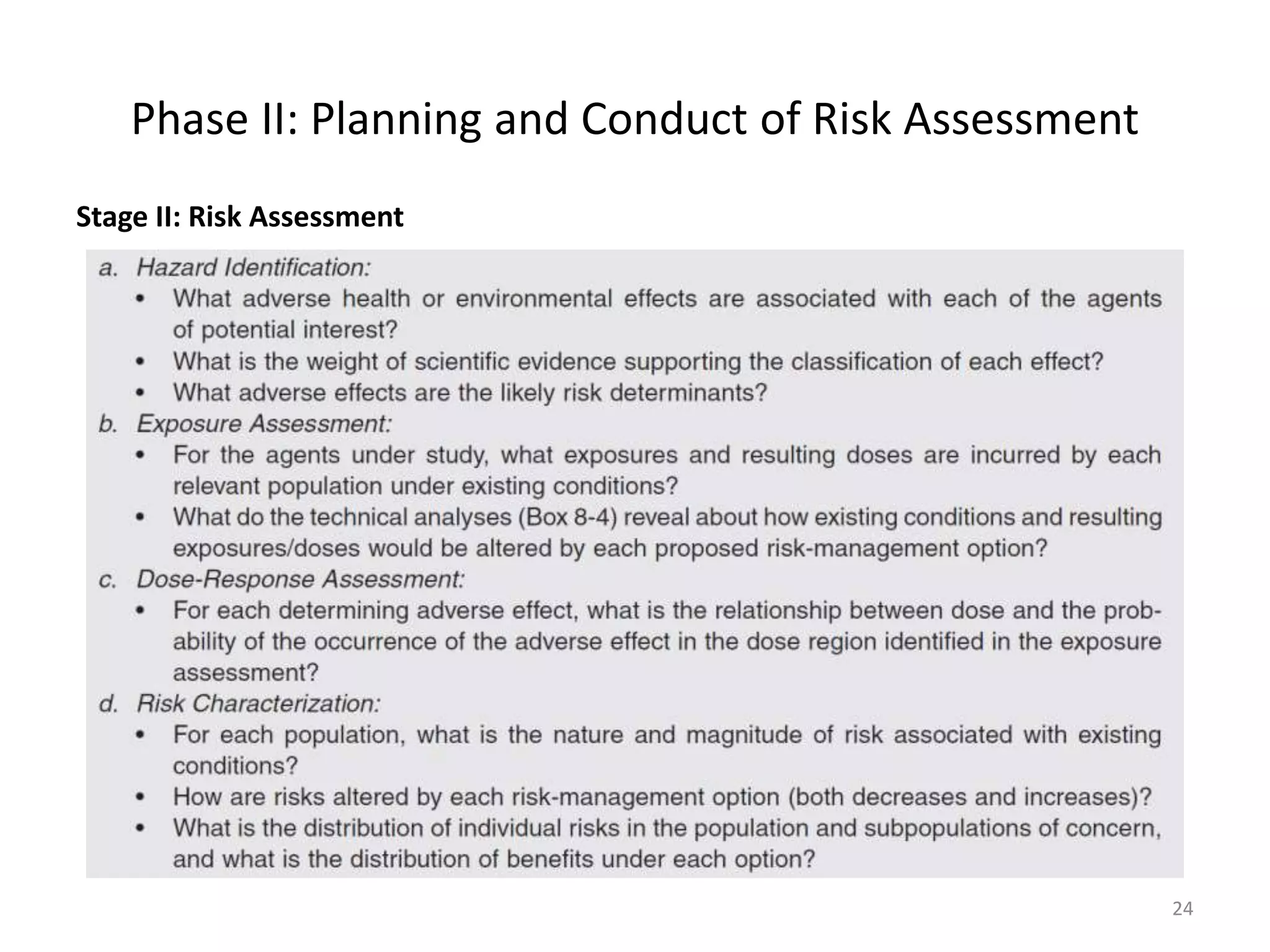 Risk assessment in health planning ii dr npml | PPT
