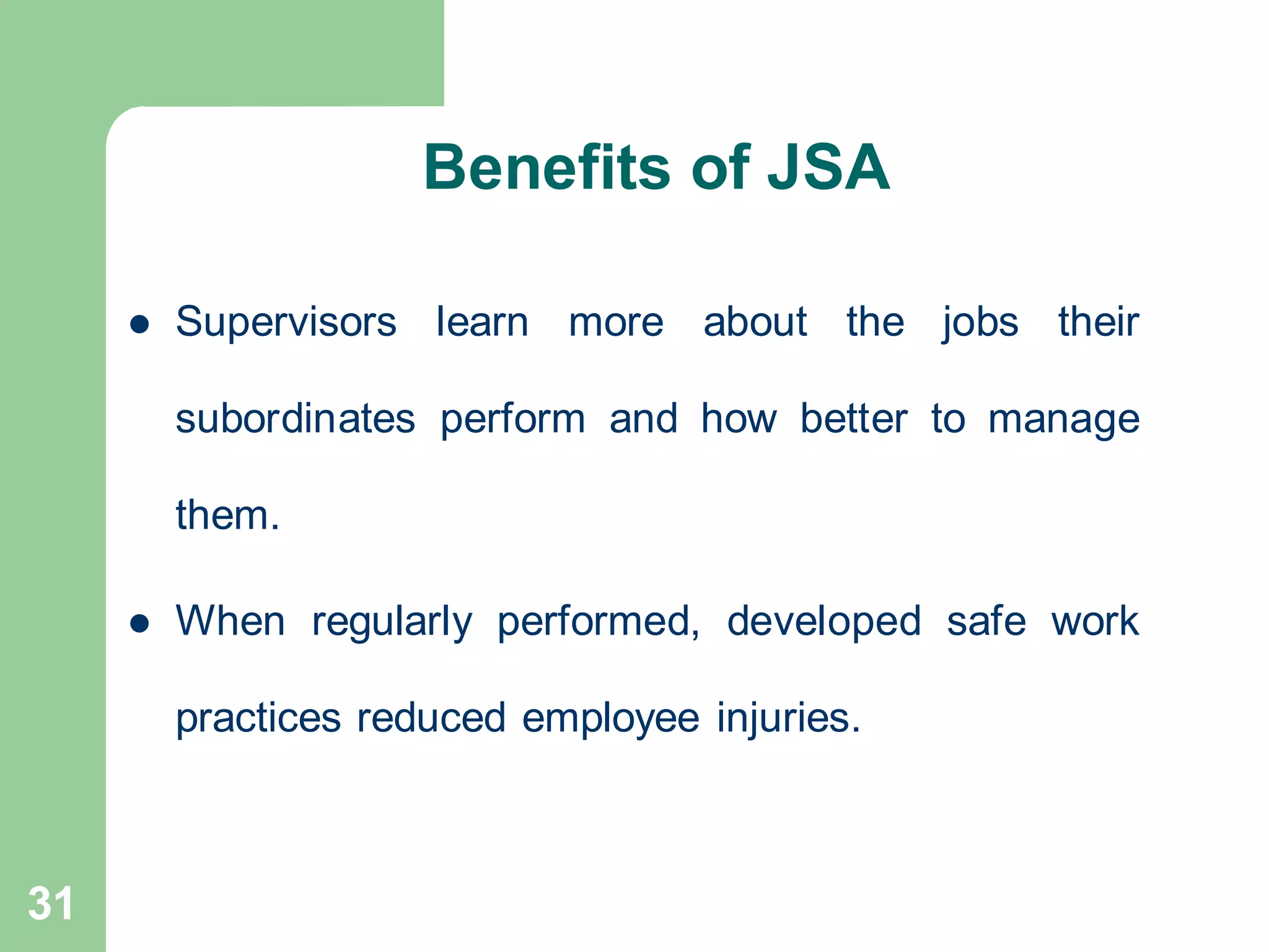 Risk Assessment & Job Safety Analysis | JSA | RA | PDF
