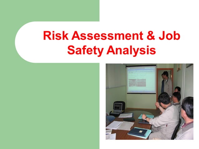 Risk Assessment & Job Safety Analysis | JSA | RA | PDF