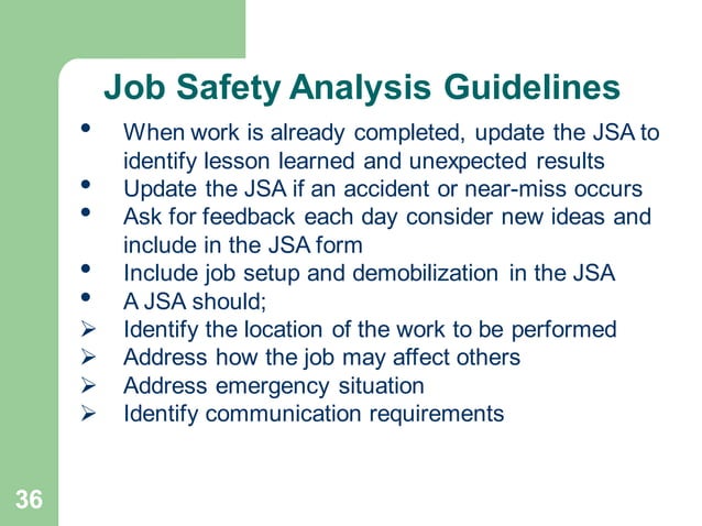 Risk Assessment & Job Safety Analysis | JSA | RA | PDF