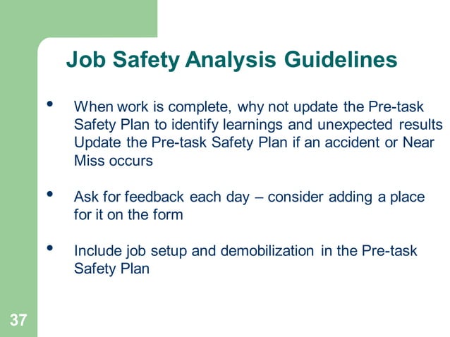 Risk Assessment & Job Safety Analysis | JSA | RA | PDF
