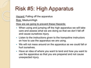 Risk assessment jump evolution | PPTX