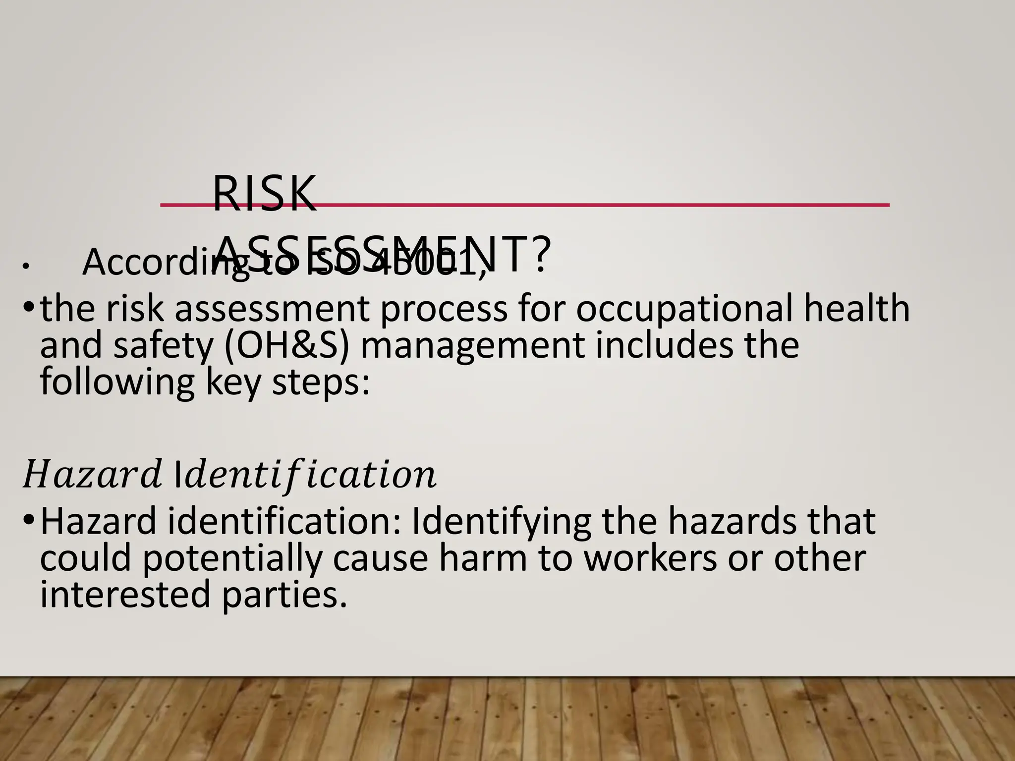 Risk assessment Methodologies important ...................pptx