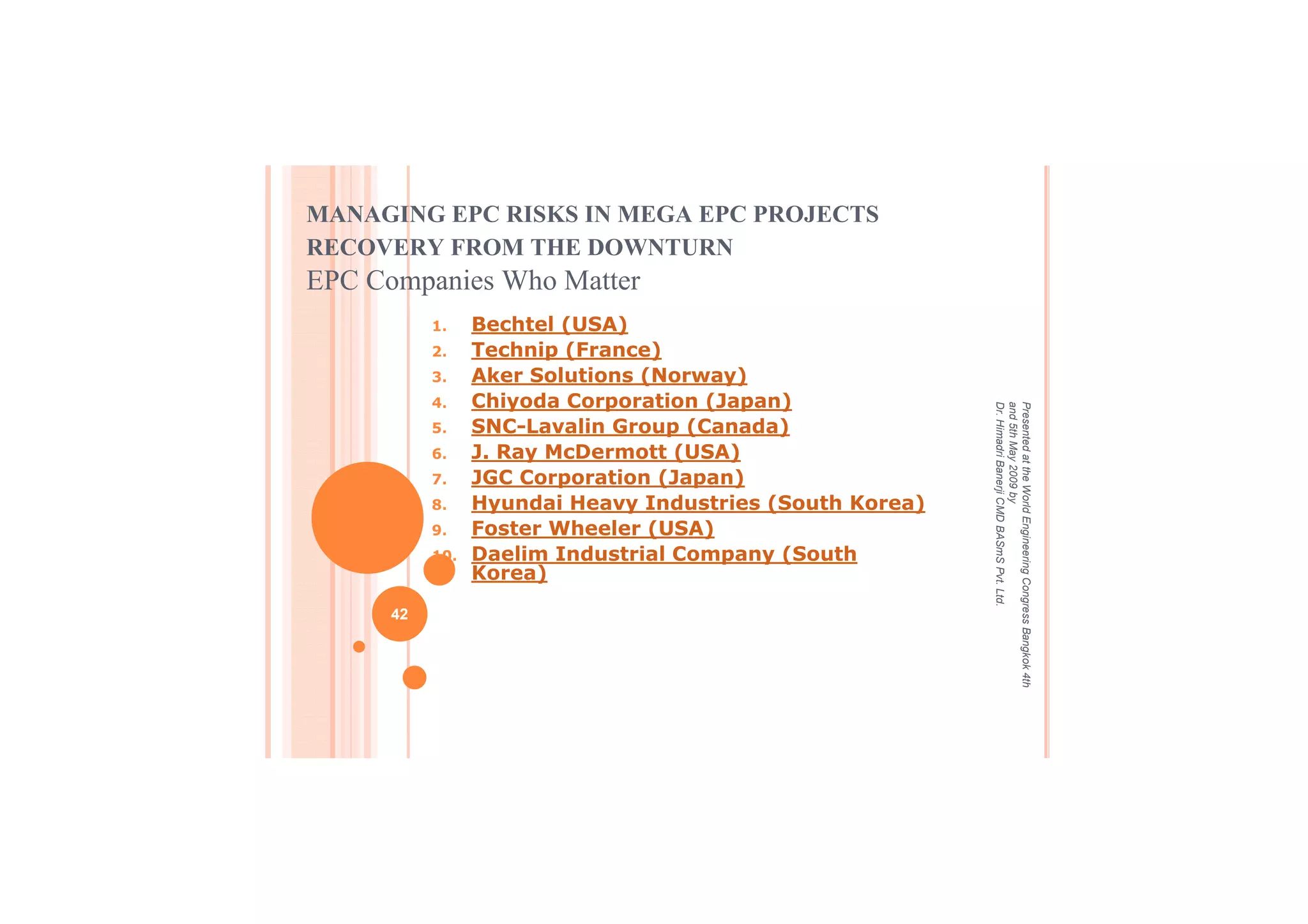 Risk Assessment, Mitigation And Management In Epc Projects With Case ...