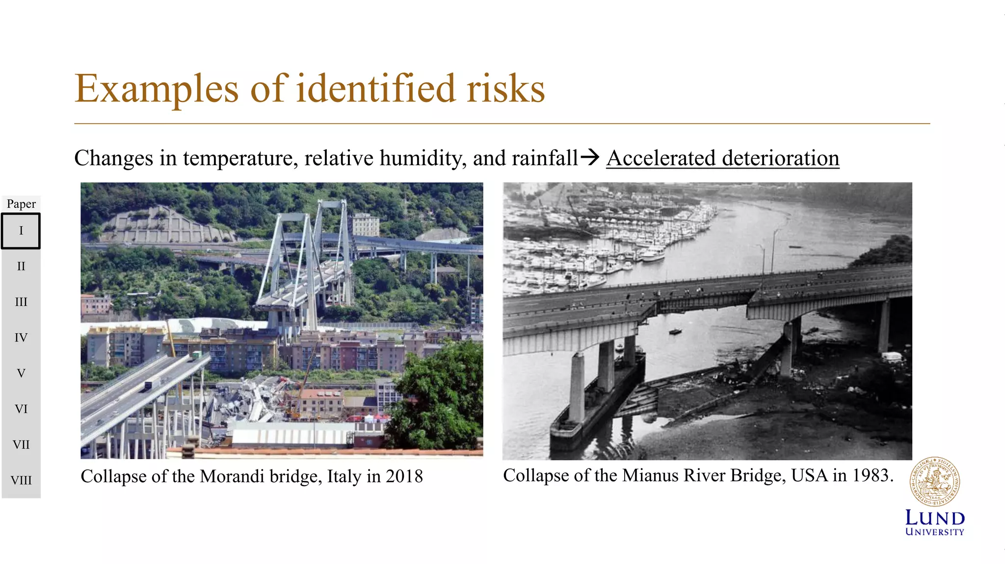 Risk assessment of climate change impacts to built infrastructure ...