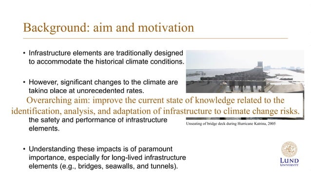 Risk assessment of climate change impacts to built infrastructure ...