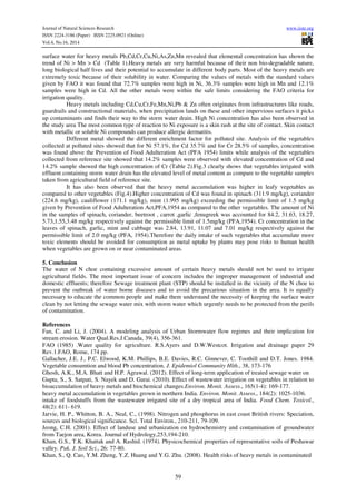 Risk assessment of heavy metal distribution and contamination | PDF ...
