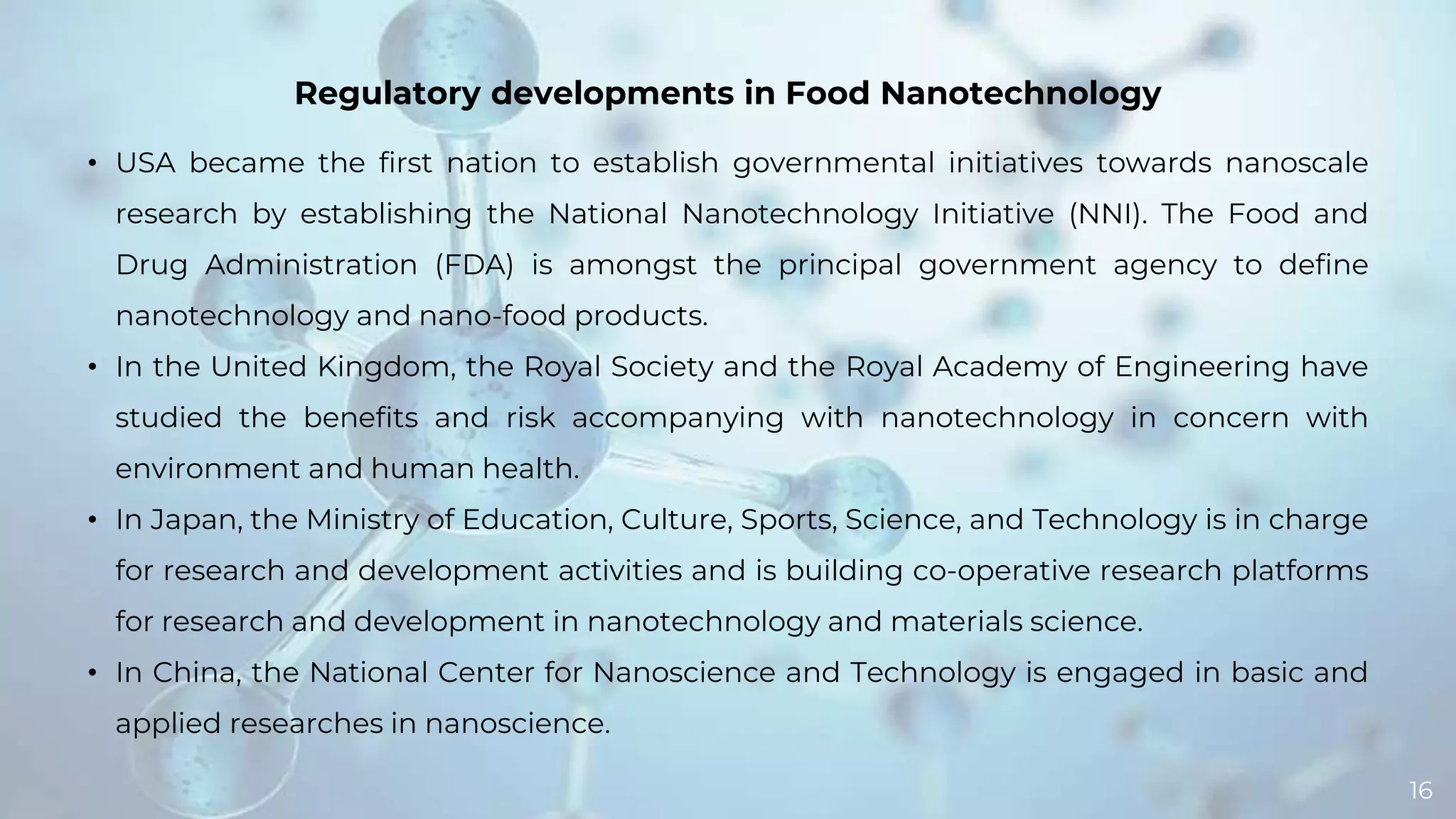 Risk assessment of Nanotech in food industry | PPTX
