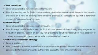 Risk assessment of Nanotech in food industry | PPTX