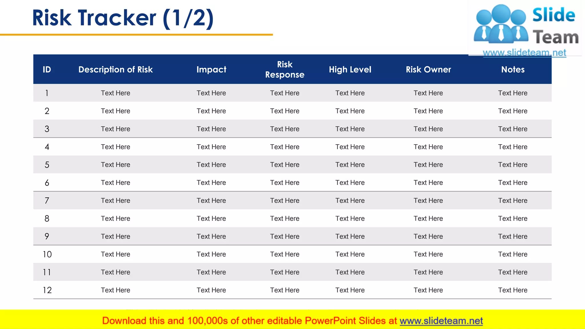 Risk Assessment PowerPoint Presentation Slides | PDF