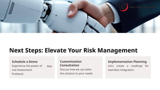 Advanced Risk Assessment and Management Software Module | PPTX