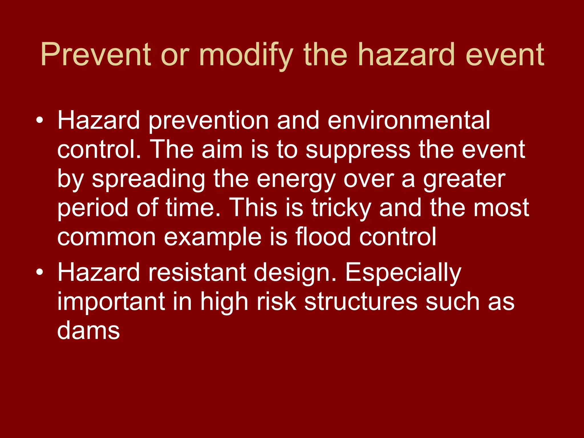 Risk Assessment & Prediction Of Hazards | PPT