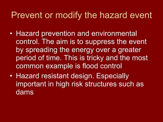 Risk Assessment & Prediction Of Hazards | PPT | Disasters