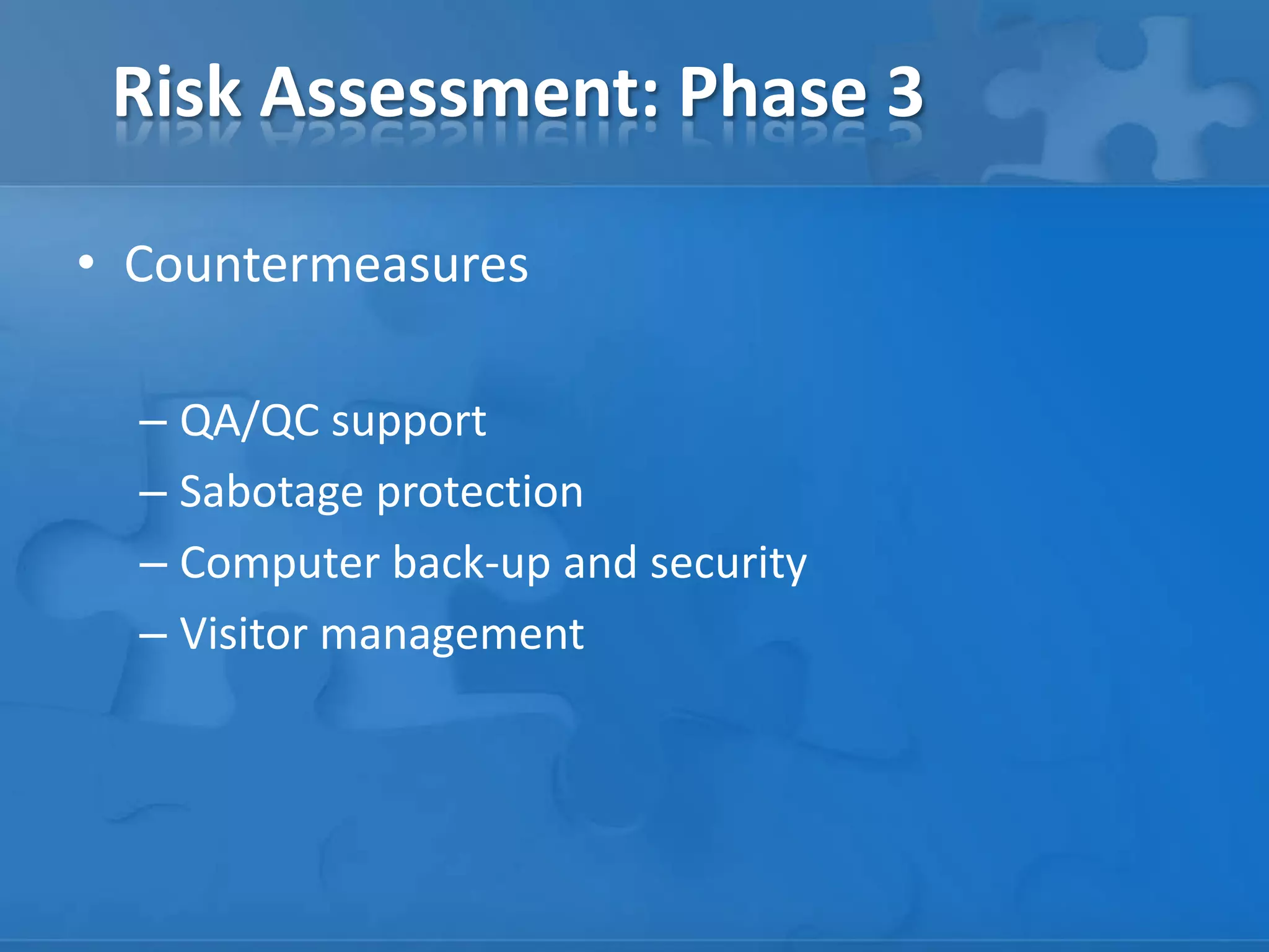 Risk assessment presentation | PPTX