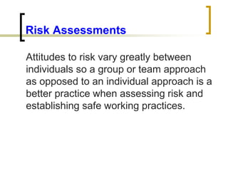 risk assessment | PPT