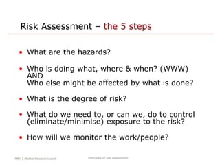 Risk assessment presentation 1 | PPT