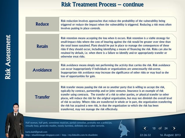 Risk assessment principles and guidelines | PDF | Information and ...