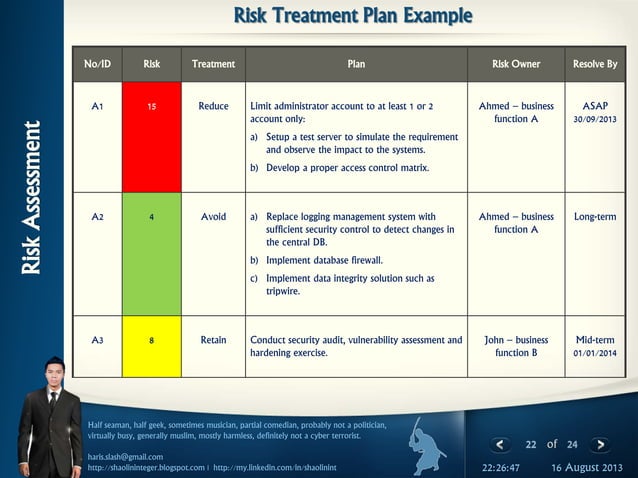 Risk assessment principles and guidelines | PDF | Information and ...