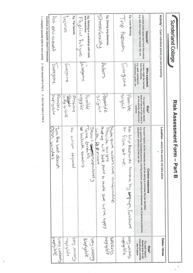Risk Assessments | PDF