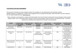 Risk assessment | DOCX