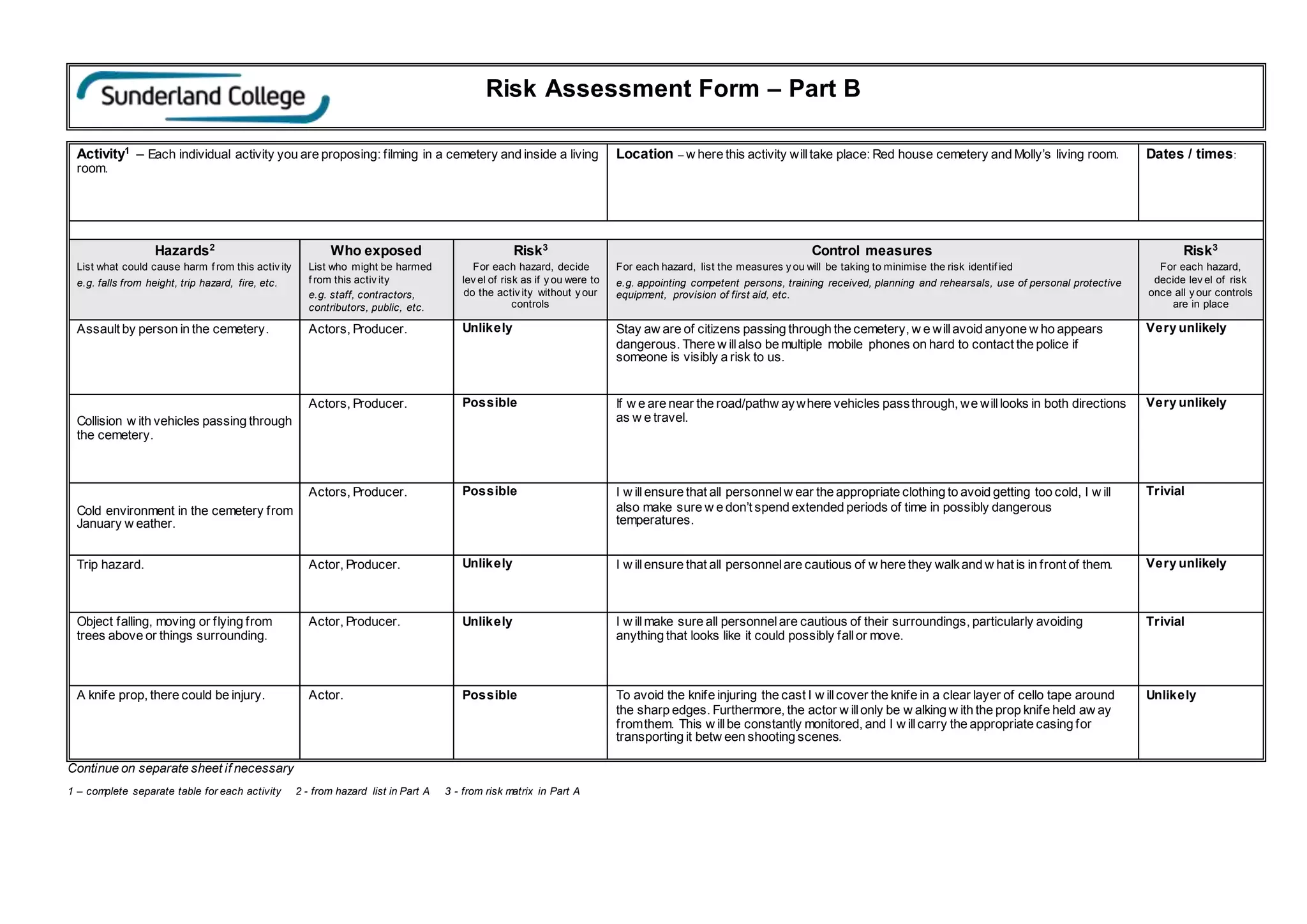 Risk assessment template. copy | DOCX