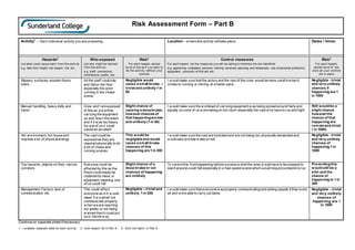 Risk assessment template | PDF